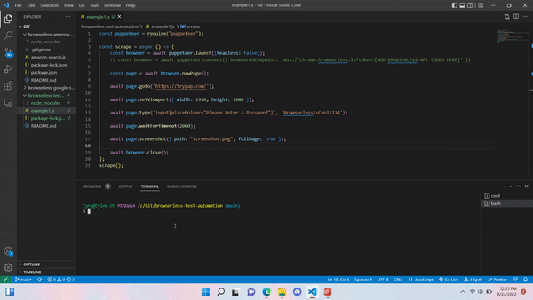 Getting Started With Website Test Automation Browserless Guide