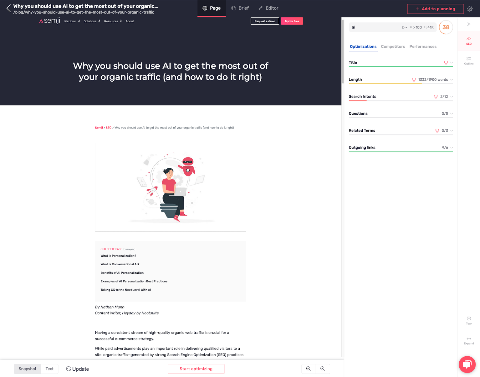 How Semji create HTML snapshots for their SEO platform