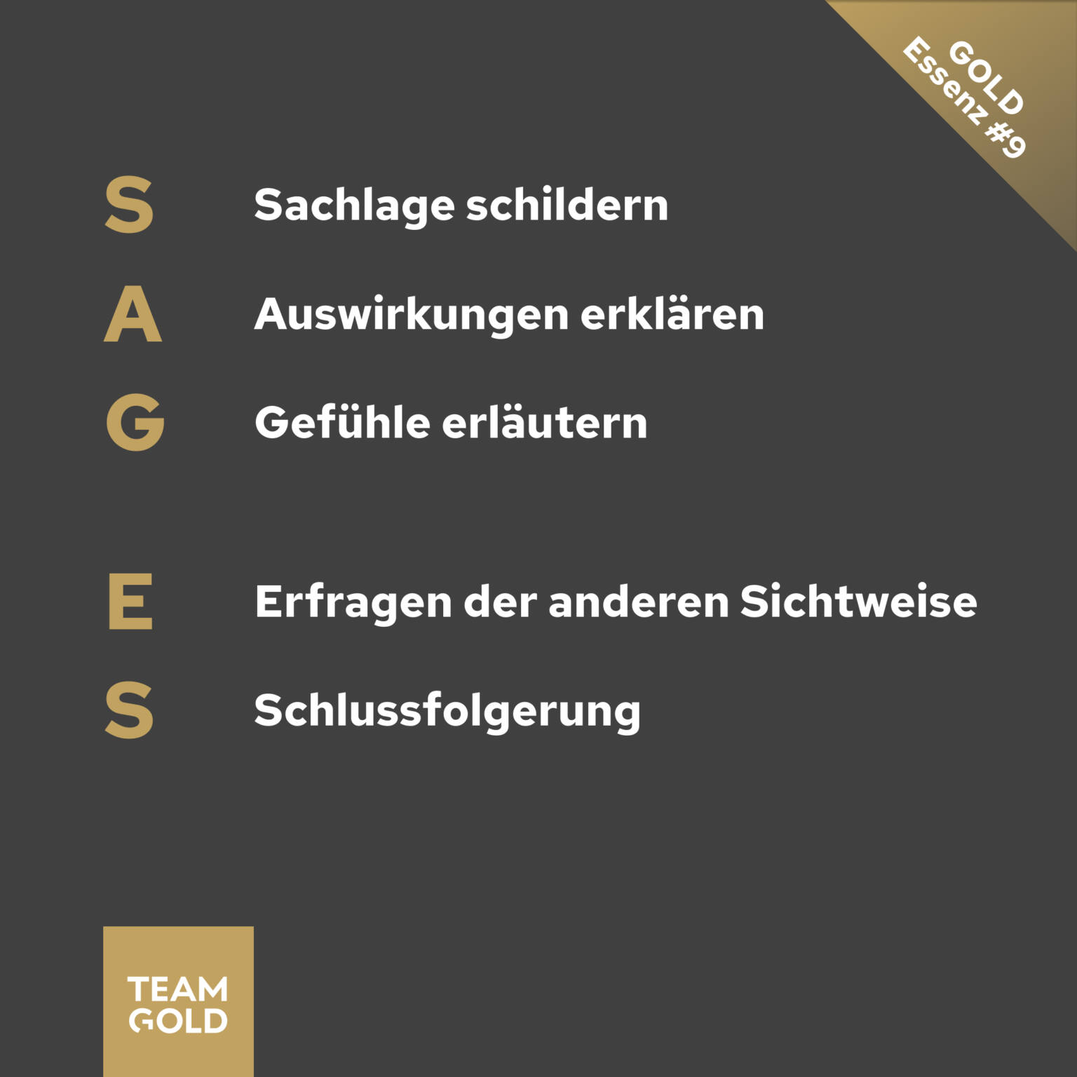 GOLD-Essenz #9 | Der klarste und kürzeste Werg Kritik anzusprechen ...
