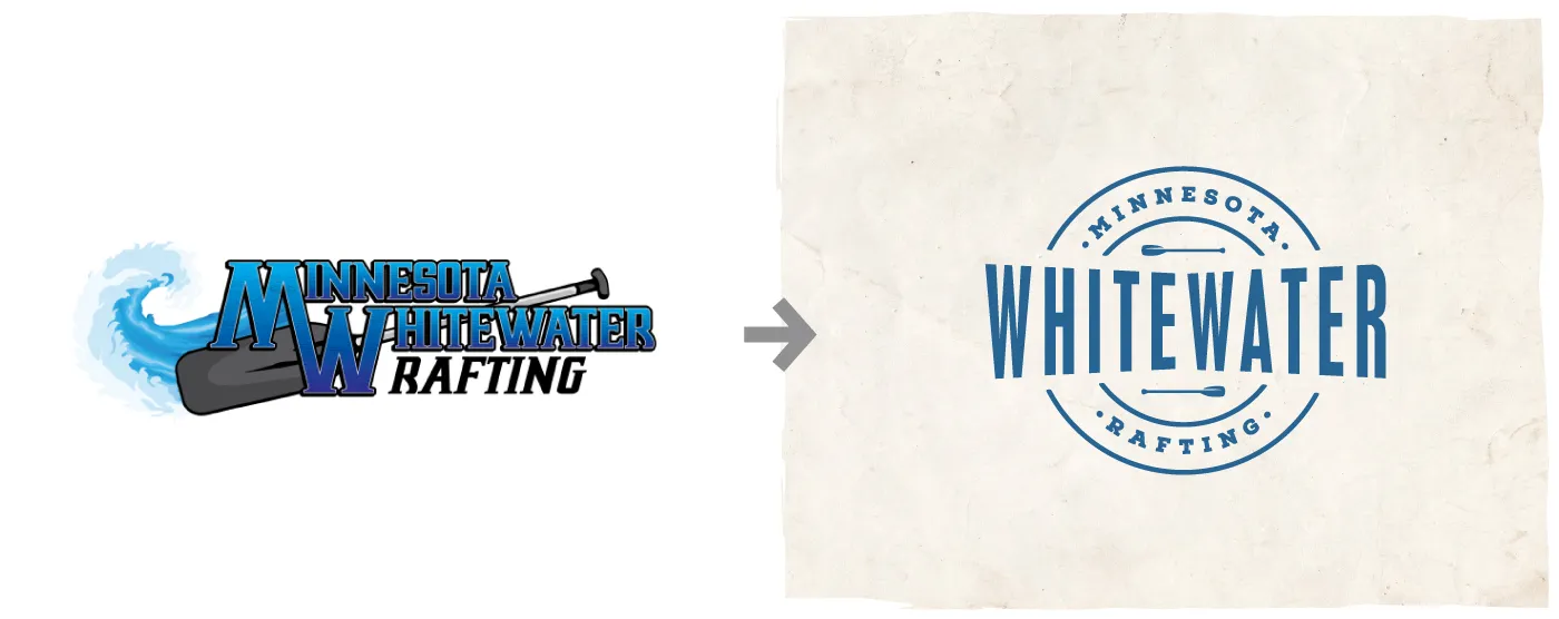 Minnesota Whitewater Rafting - Logo Design - Šek Design Studio