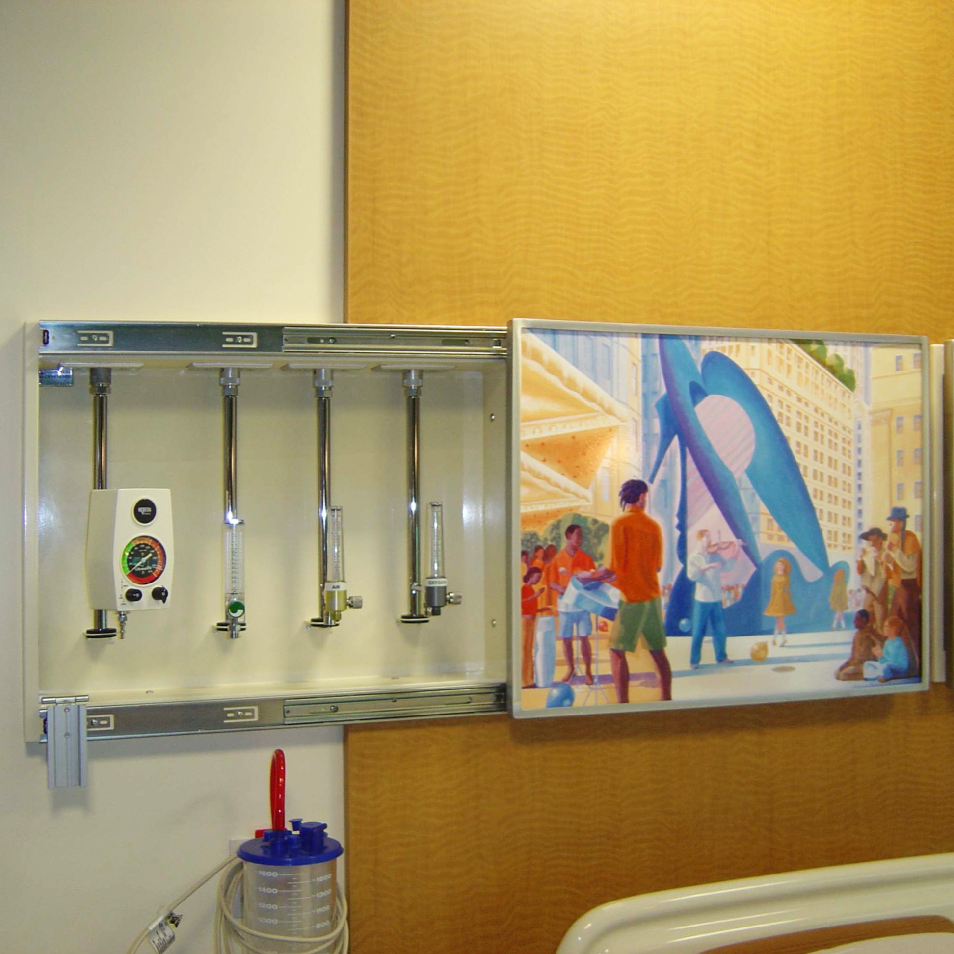 Hidden Headwall Swivel | Hidden (Discreet) Headwall Swivel | Hospital ...