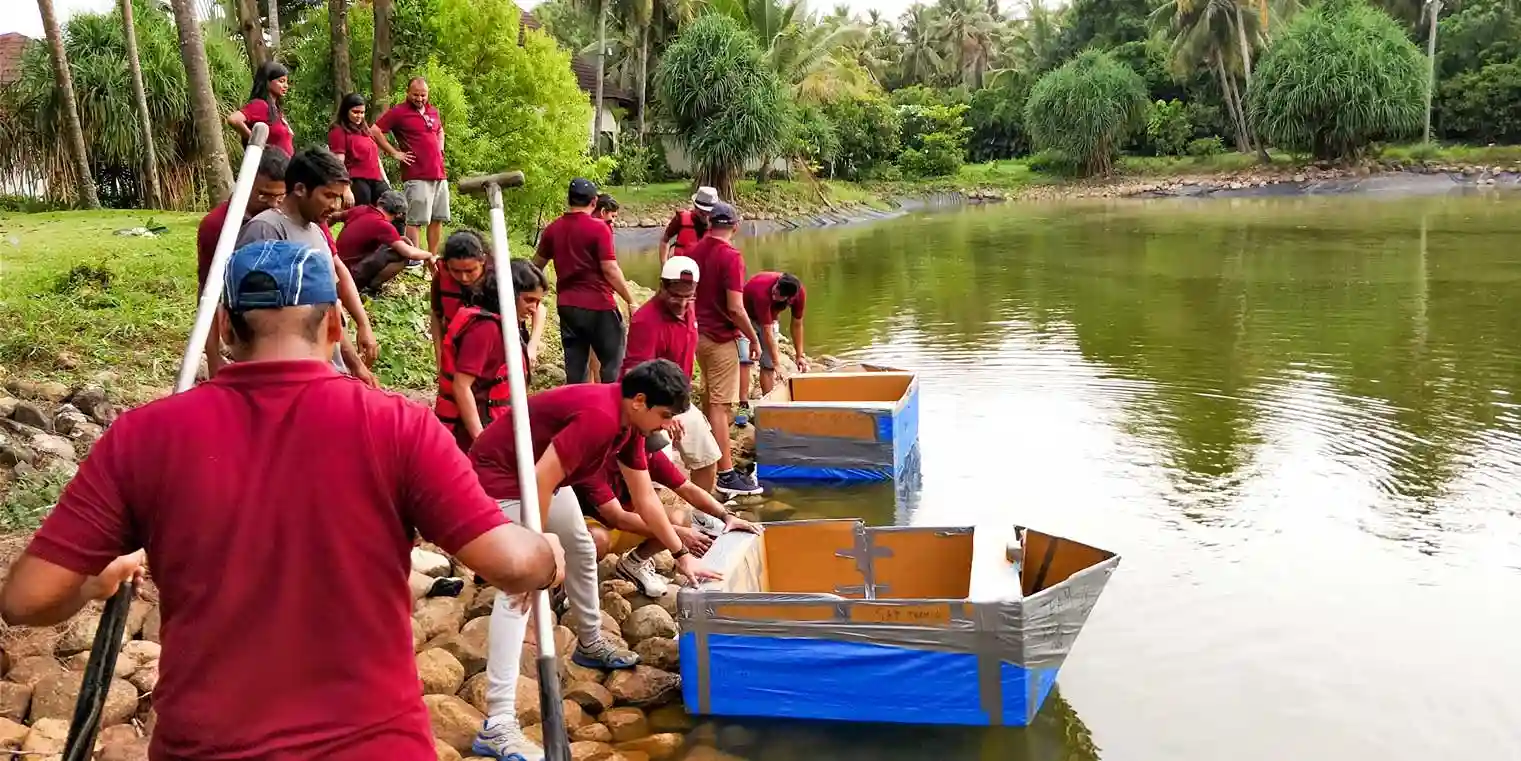 Kontiki Boat Building Challenge- Fun Team Activity | Corporate Teambuilding