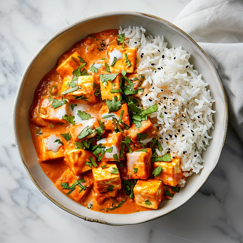Paneer Butter Masala with Cumin Rice