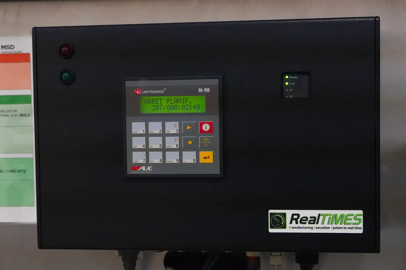 Logiciel TRS de suivi de performance industrielle