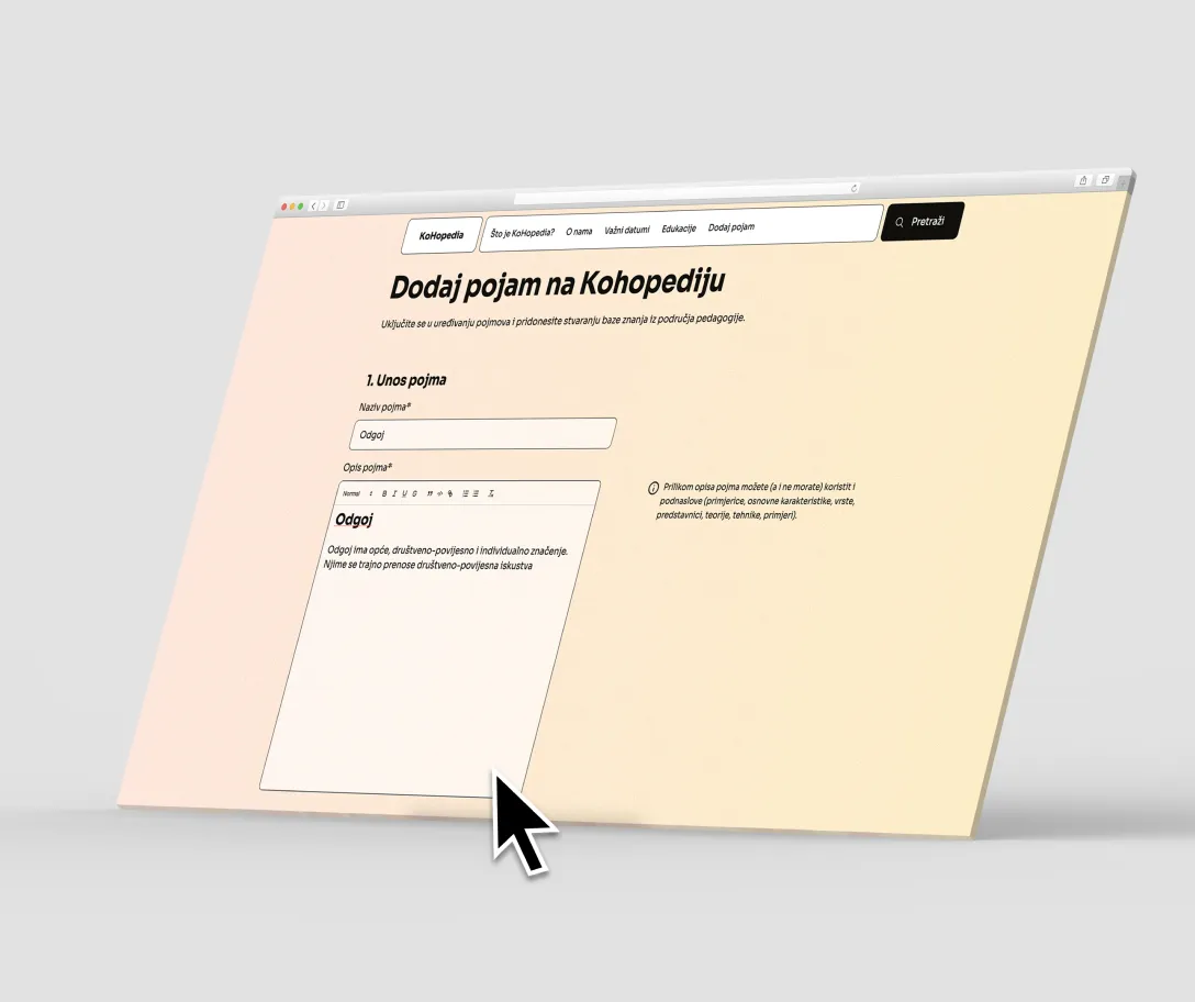 KoHopedia | Svi pojmovi iz pedagogije na jednom mjestu