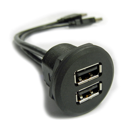 Cavo USB Doppio Circolare IP67 da Pannello | Prodotto | Bredi S.r.l.