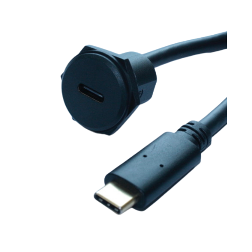 USB 3.1 Type C Plastic C2 Panel Jack With Type C Plug | Prodotto ...