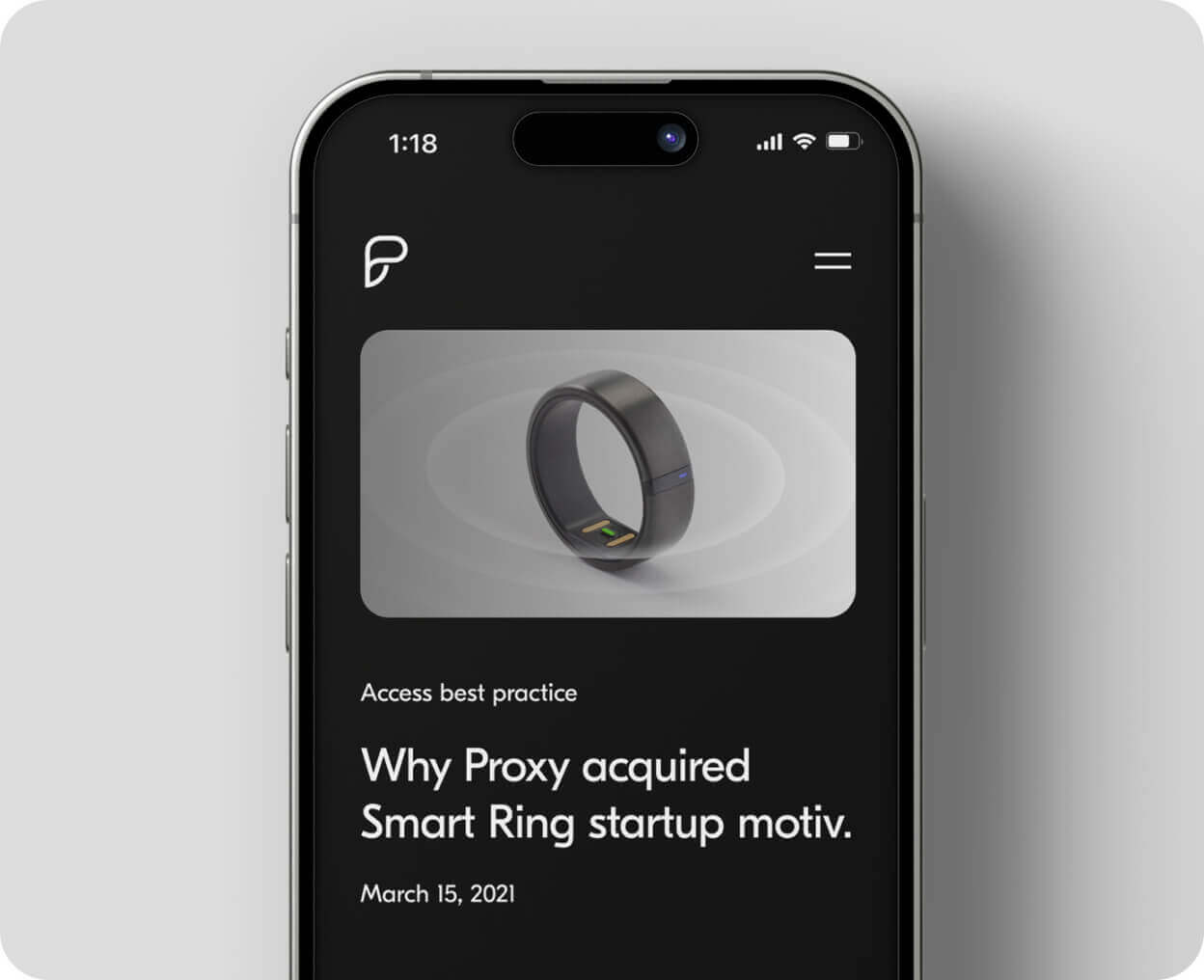 Proxy | Concept & Craft