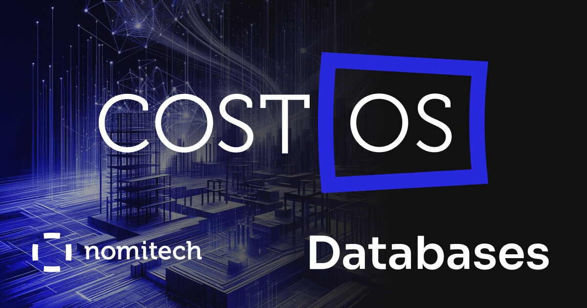 CostOS™ Databases - Access Expert Cost Estimating Databases | Nomitech