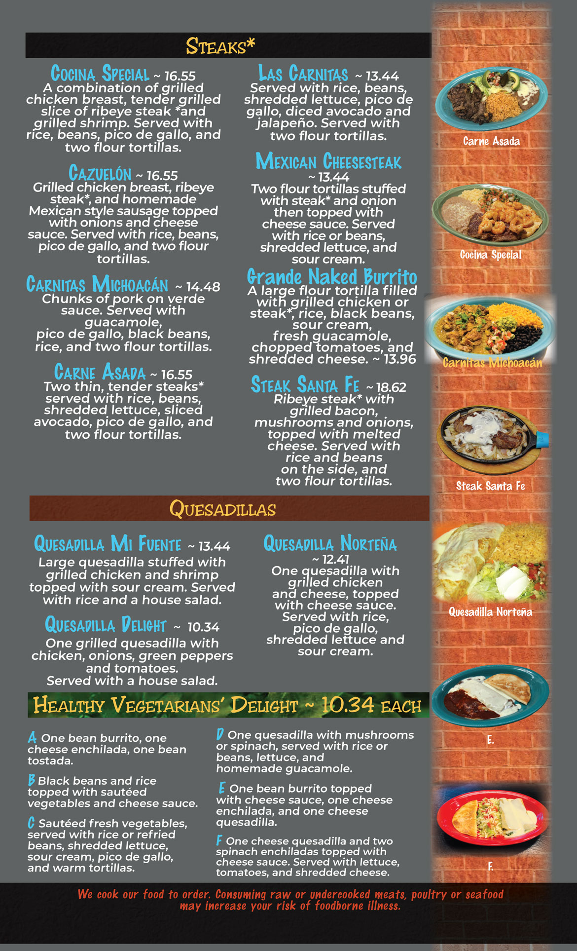 Taste of Mexico Menu | Mexitime Mexican Grill | Special Menu