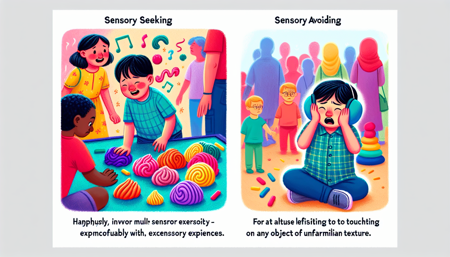 Sensory Seeking vs. Sensory Avoiding in Children