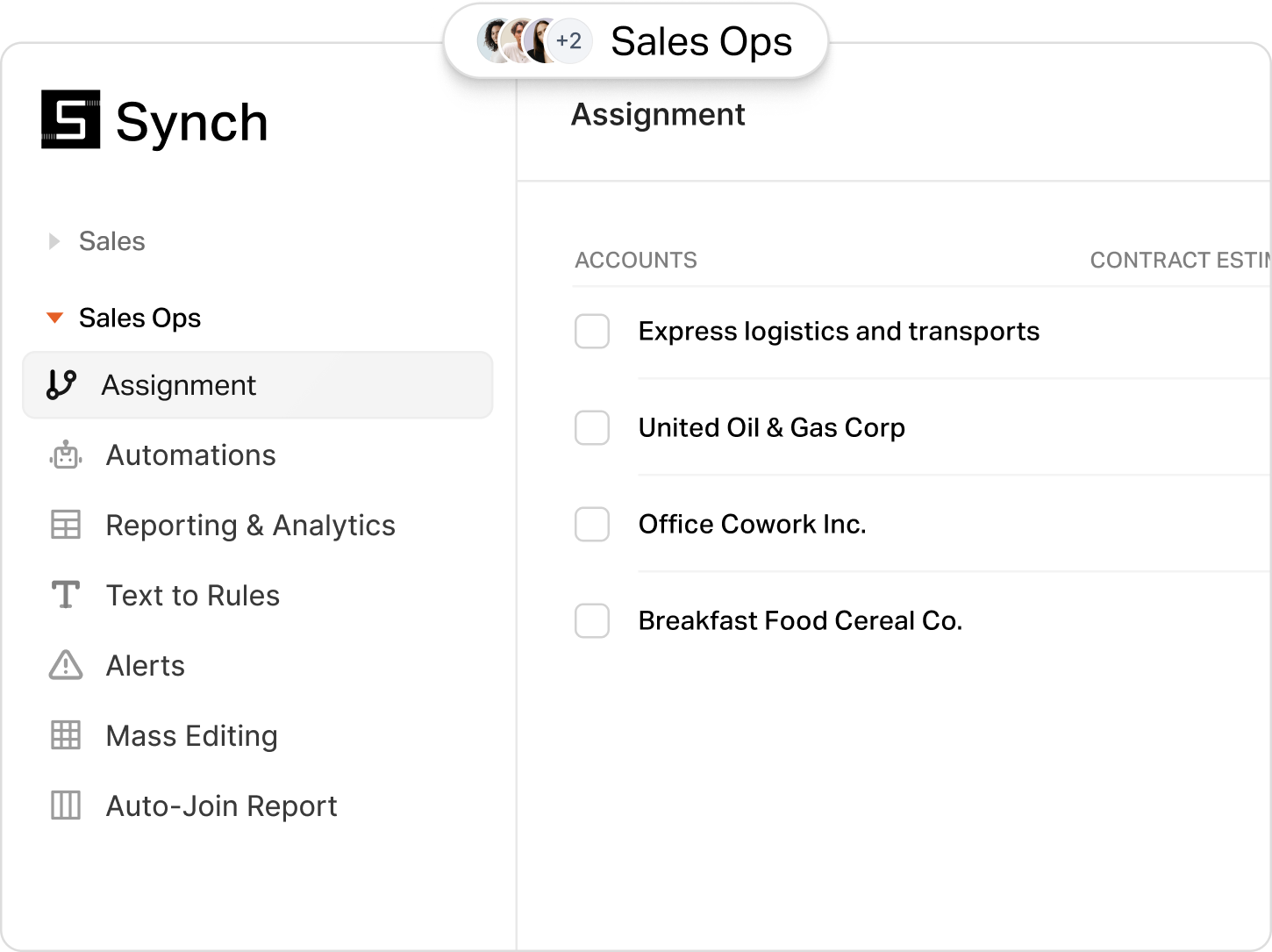 Synch – Supercharging Sales