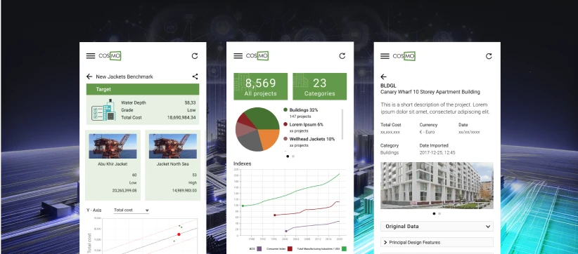 CosMO™ – Benchmark Historical Projects | Nomitech
