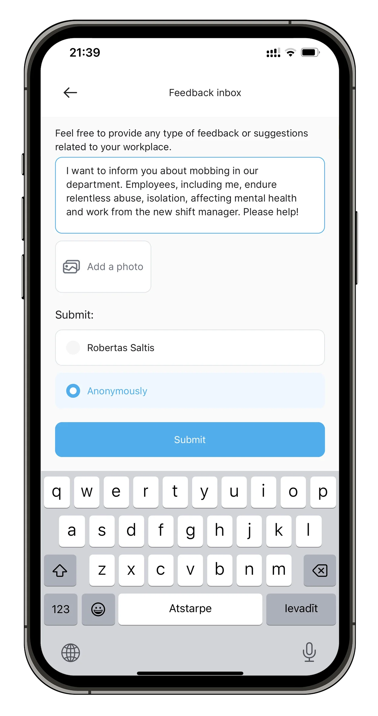 MELP - Employee Engagement App