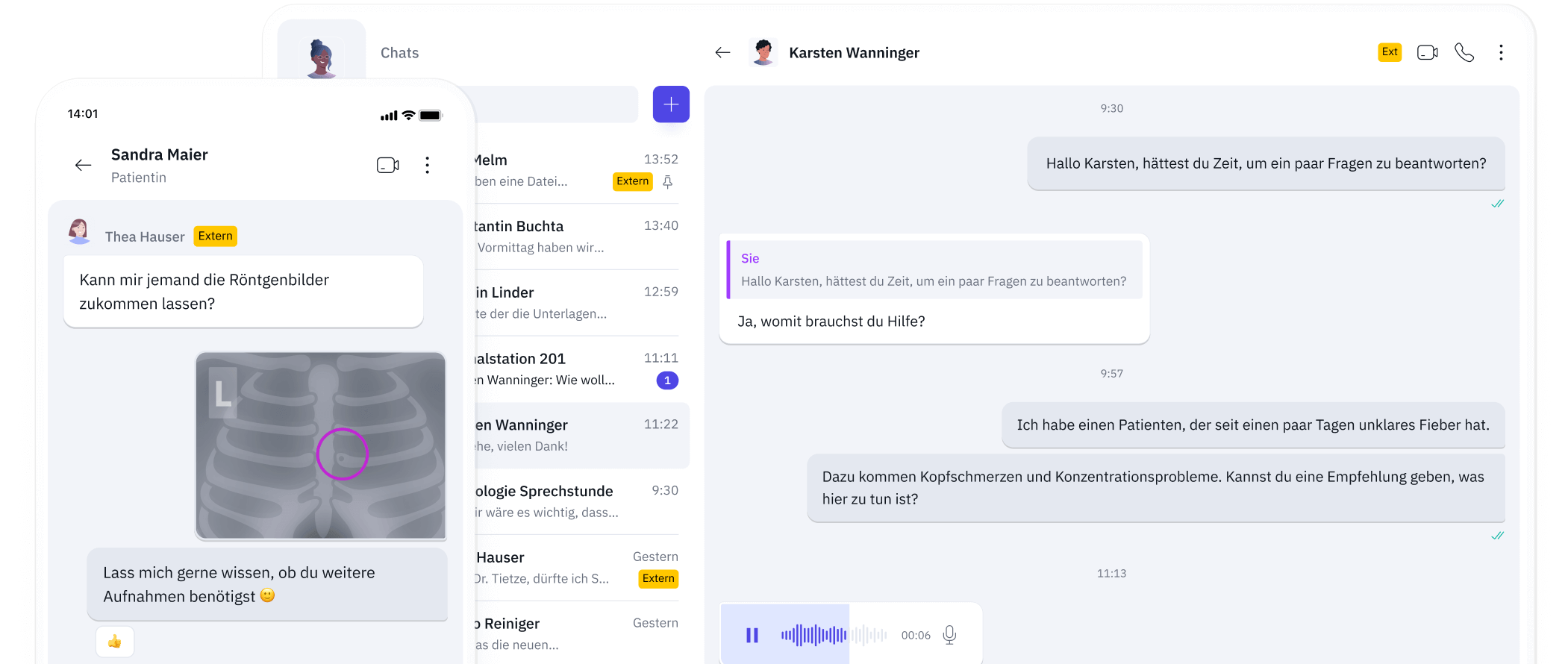 Famedly » TI-Messenger im Gesundheitswesen