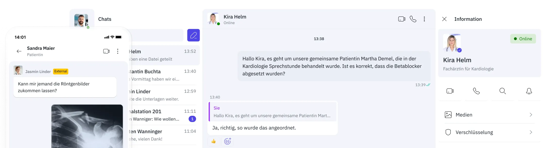 Famedly » TI-Messenger im Gesundheitswesen