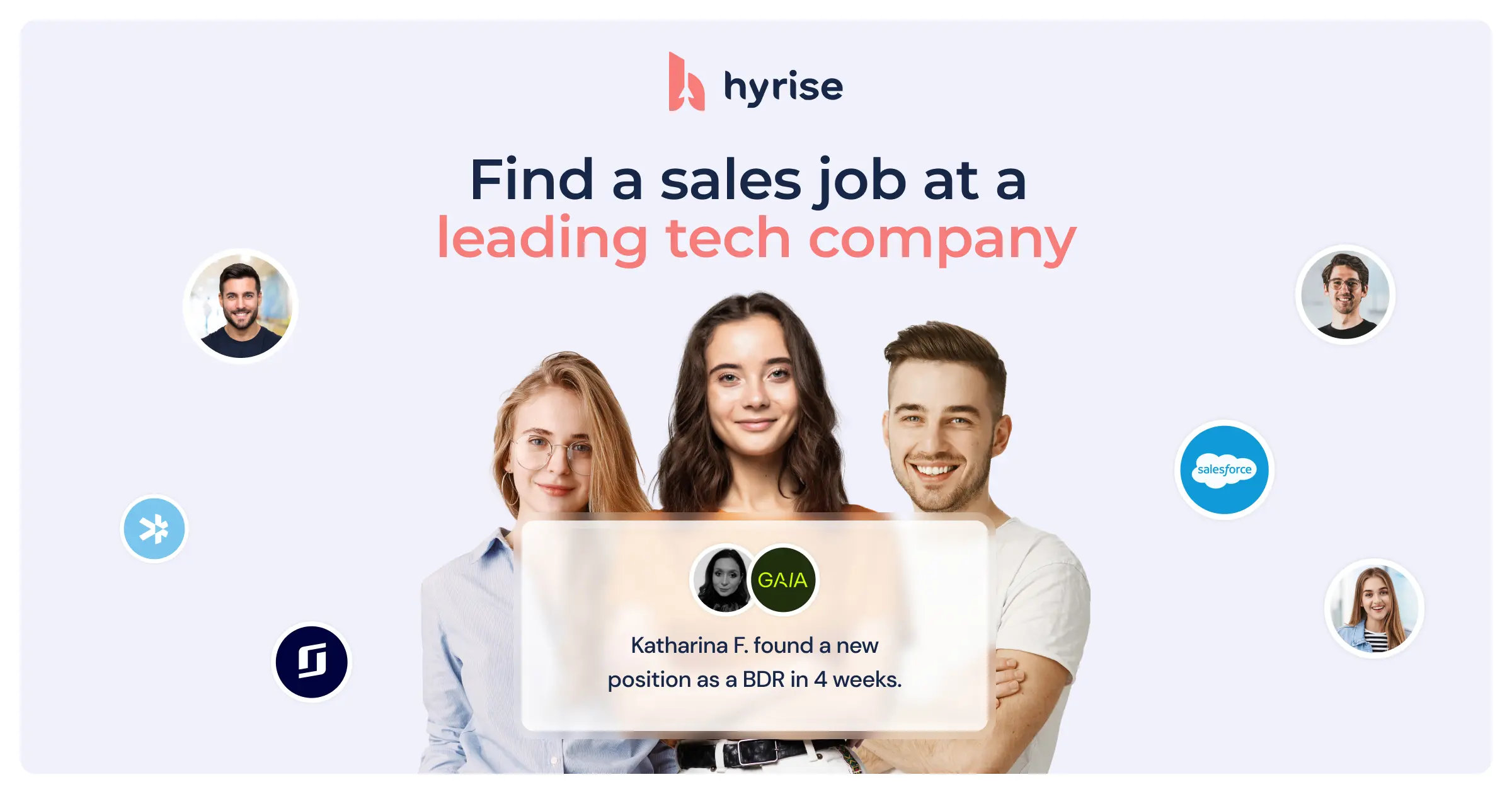 Hyrise | Find a sales job at a leading tech company