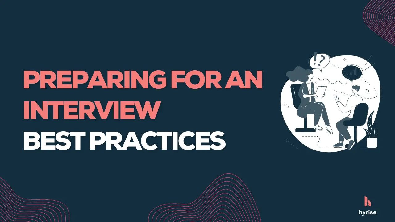 Preparing for an interview - Best practices | hyrise