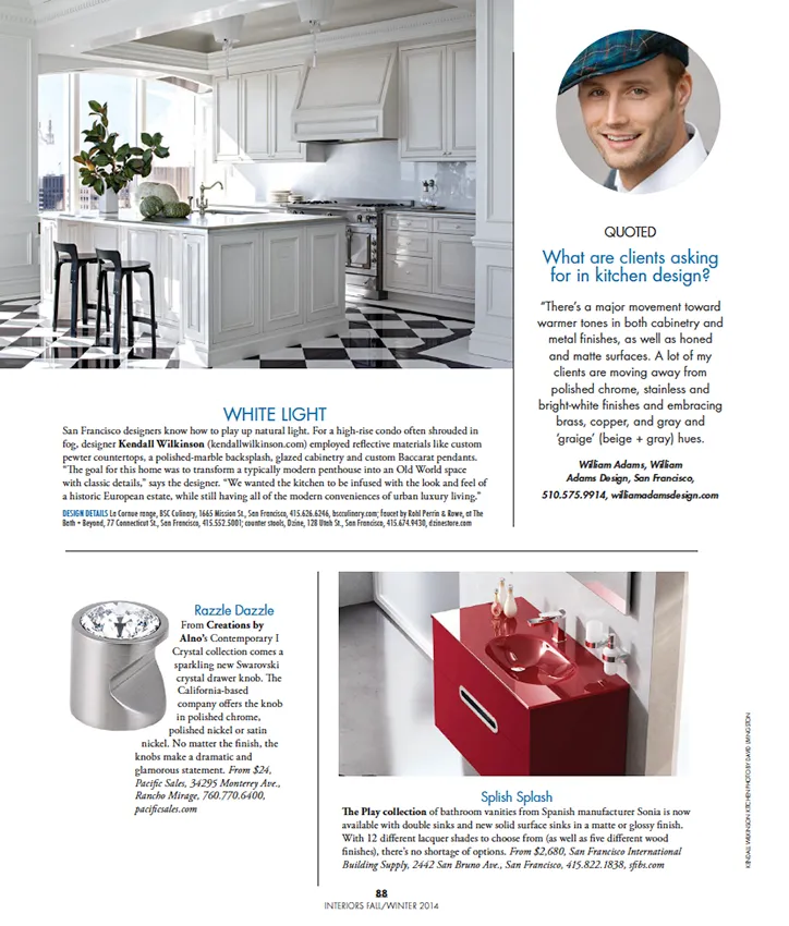 SF Bay Area Interior Architecture & Design | Williams Adams Design