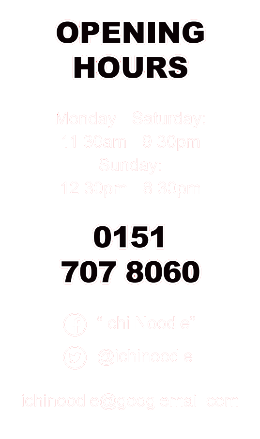 Ichi Noodle | Liverpool City Centre