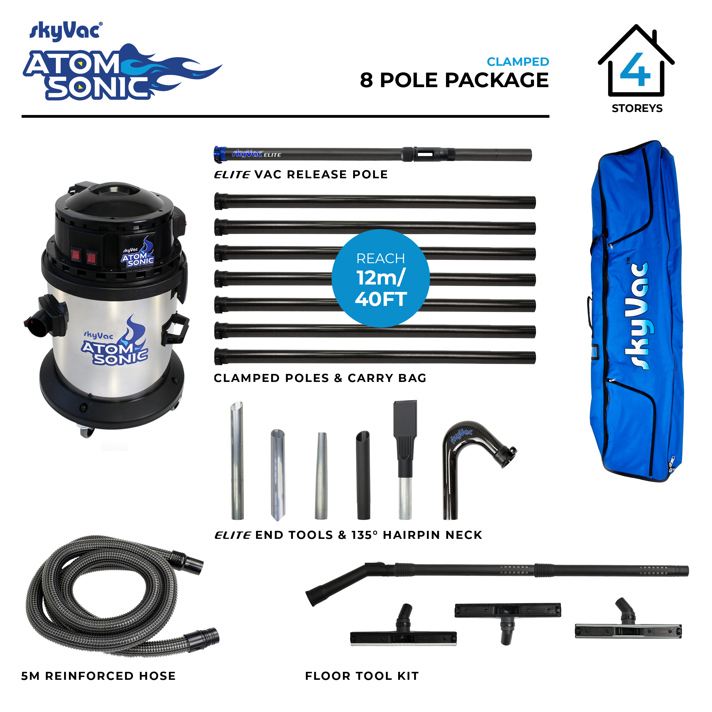 Privat und Gewerbe Teleskopsauger