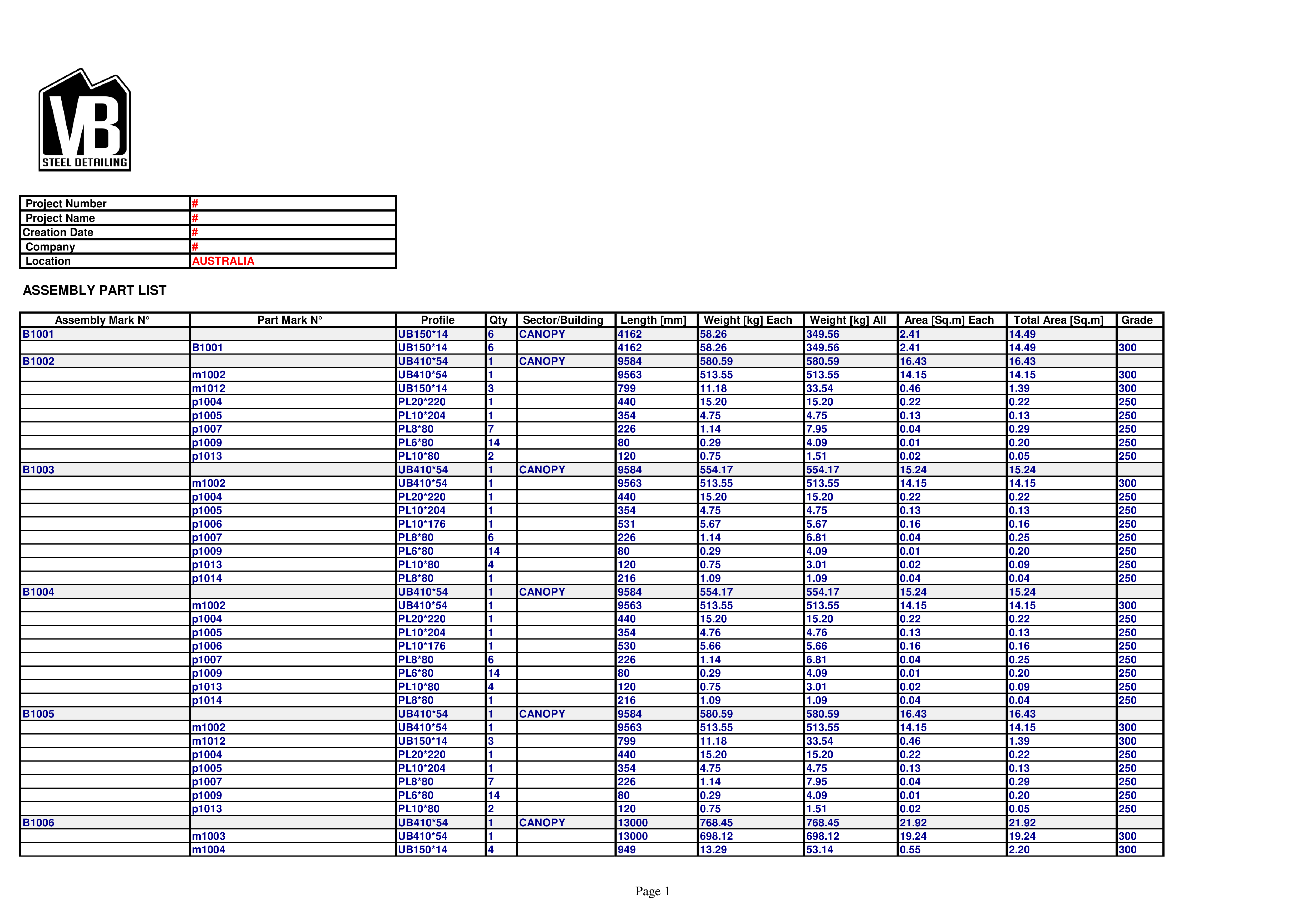 VBSD - Steel Services
