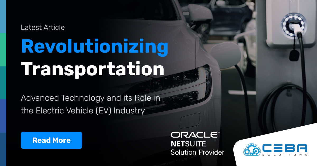 Advanced Technology and its Role in the Electric Vehicle (EV) Industry