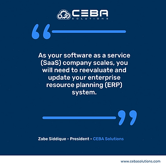 Critical Requirements for Your SaaS Company's ERP System