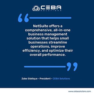 The Top 6 Benefits of NetSuite for Small Business