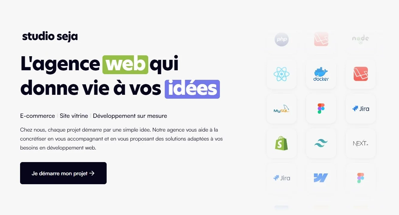 Cas client - Studio Seja