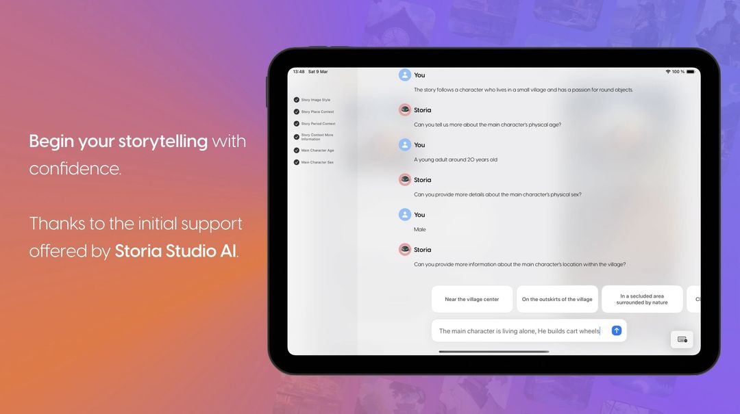 Storia AI - Make your stories alive