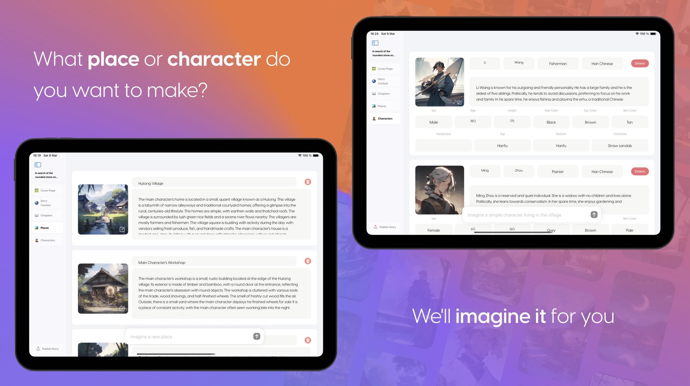 Storia AI - Make your stories alive