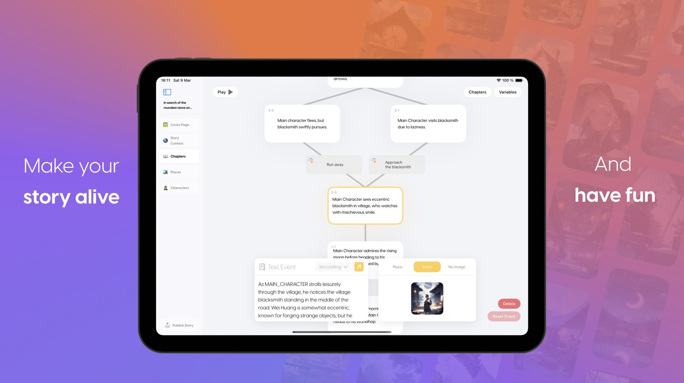 Storia AI - Make your stories alive