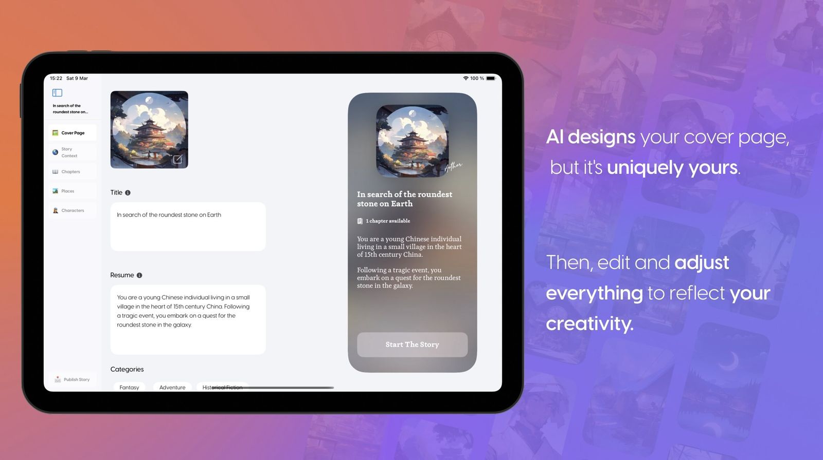 Storia AI - Make your stories alive
