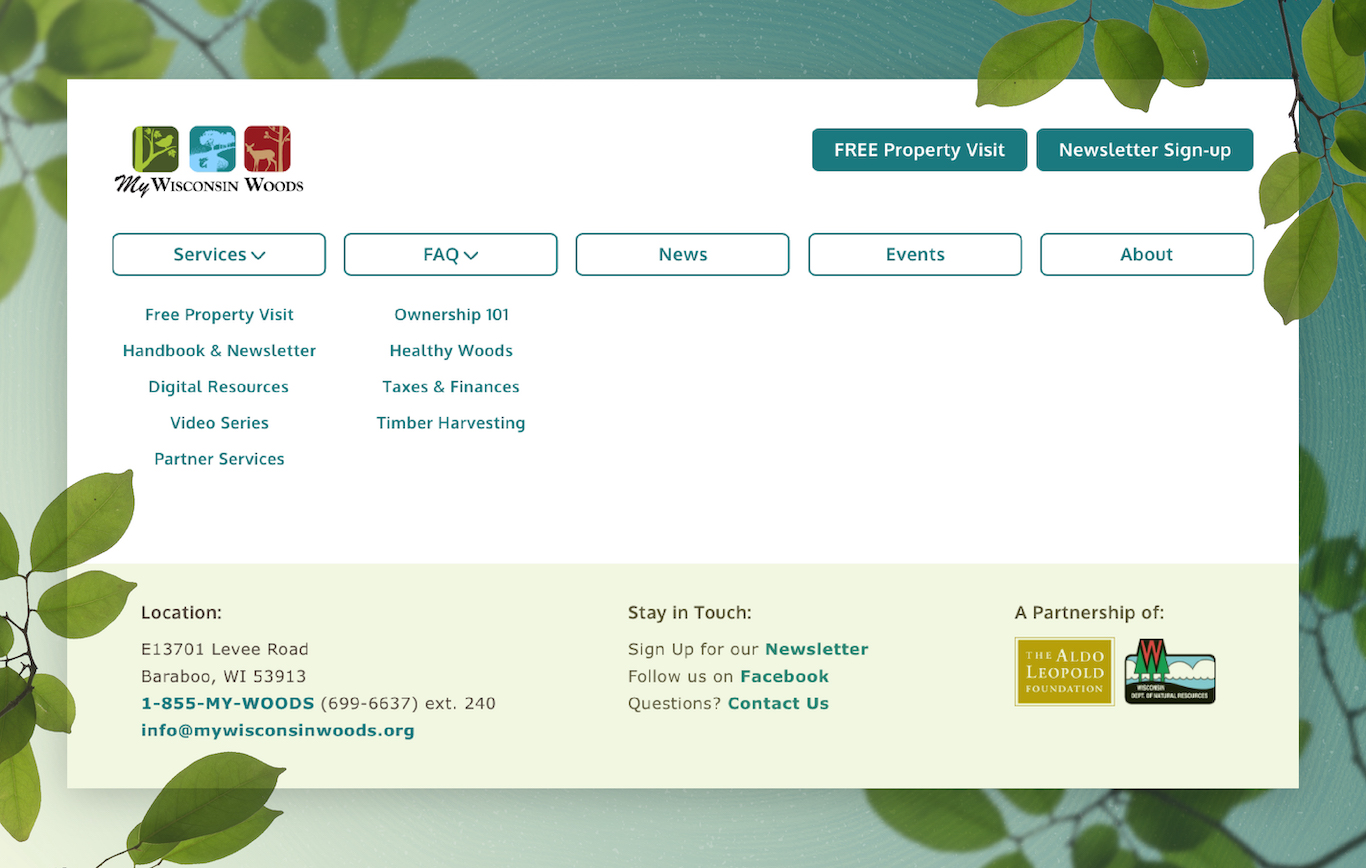 My Wisconsin Woods Case Study | The Digital Ring