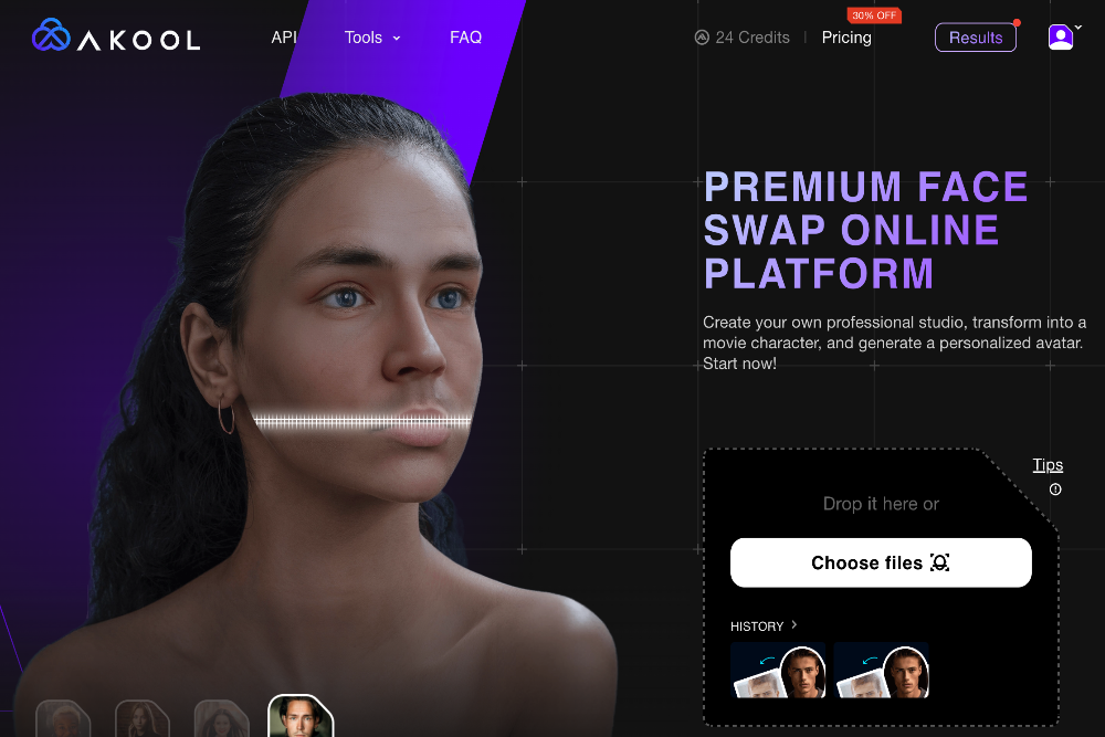 How to Change Face in Videos Online With AKOOL