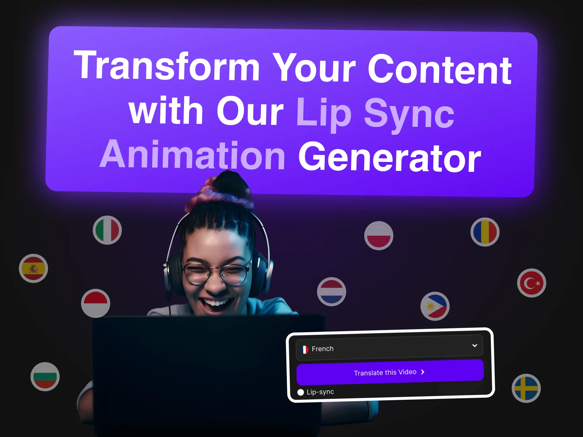 Transform Your Content with Our Lip Sync Animation Generator