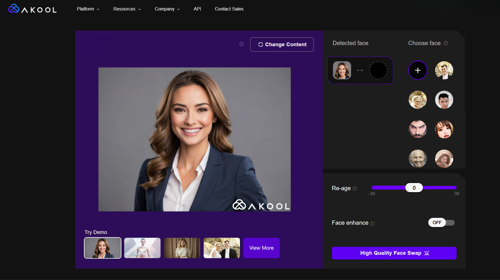 Generate Look-aLike Photos of Yourself Using Akool's AI Face Generator