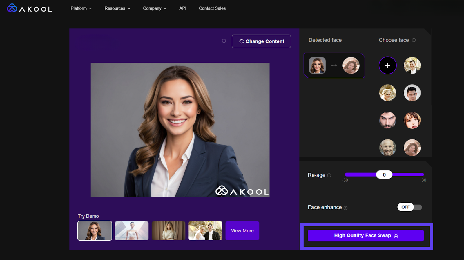 Generate Look-aLike Photos of Yourself Using Akool's AI Face Generator