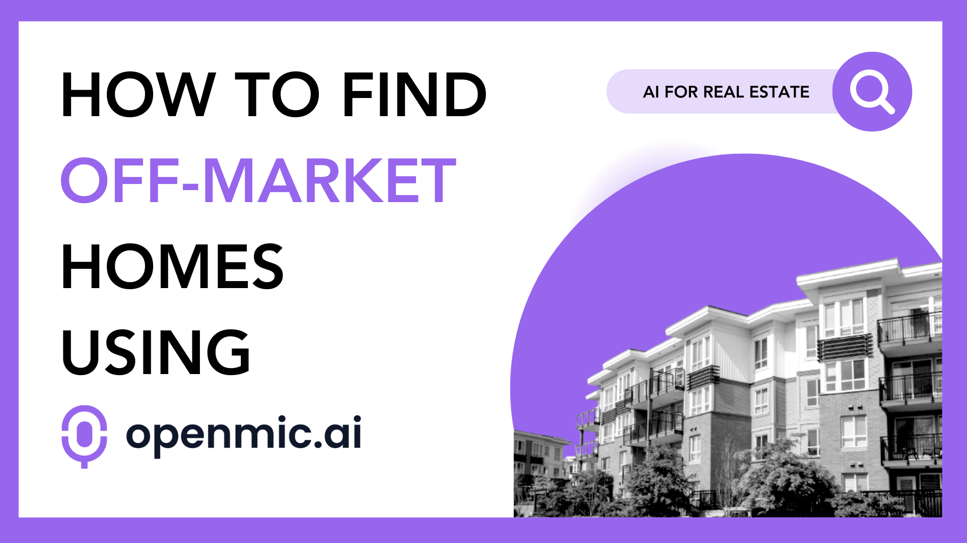 How to Find Off-Market Homes Using Voice AI?