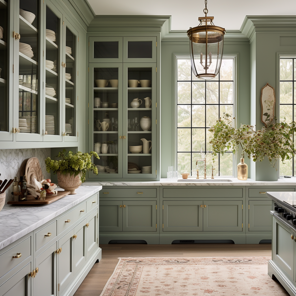 18 Gorgeous Paint Colors for Your Dream Green Kitchen | Ruff Details Blog