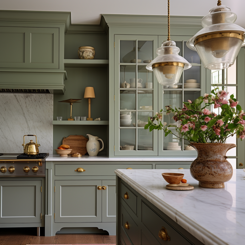 18 Gorgeous Paint Colors for Your Dream Green Kitchen | Ruff Details Blog