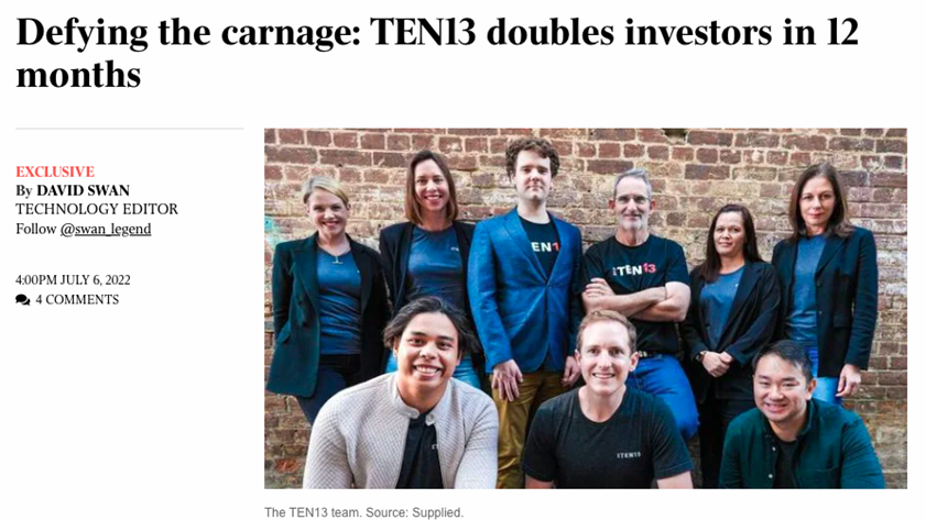 Defying the carnage, TEN13 grows, and new investments - TEN13 ...