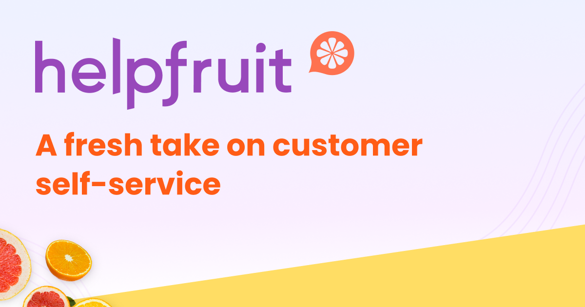 Helpfruit | Chatbots, help pages and live chat | Free 30 day trial