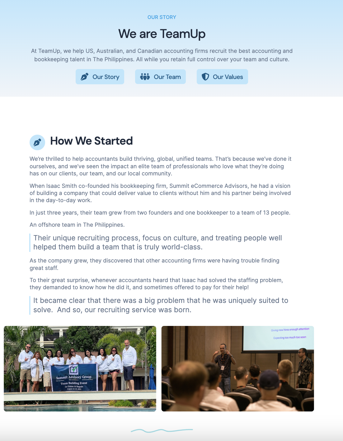 A behind-the-scenes look at our website redesign | TeamUp