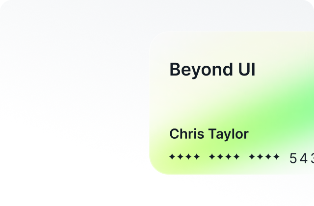Figma UI Components - Beyond UI
