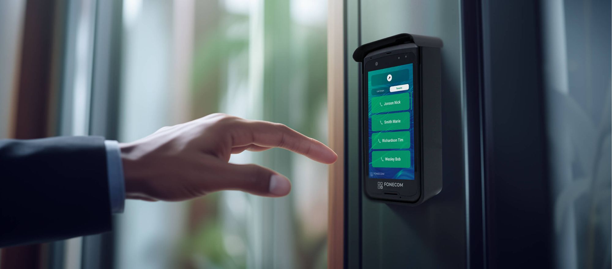 FONECOM Doorbell – The future of entryway connectivity