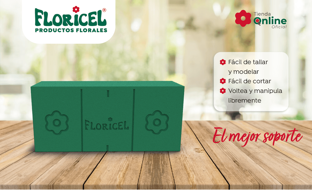 Espuma floral y artículos florales en México. Floricel