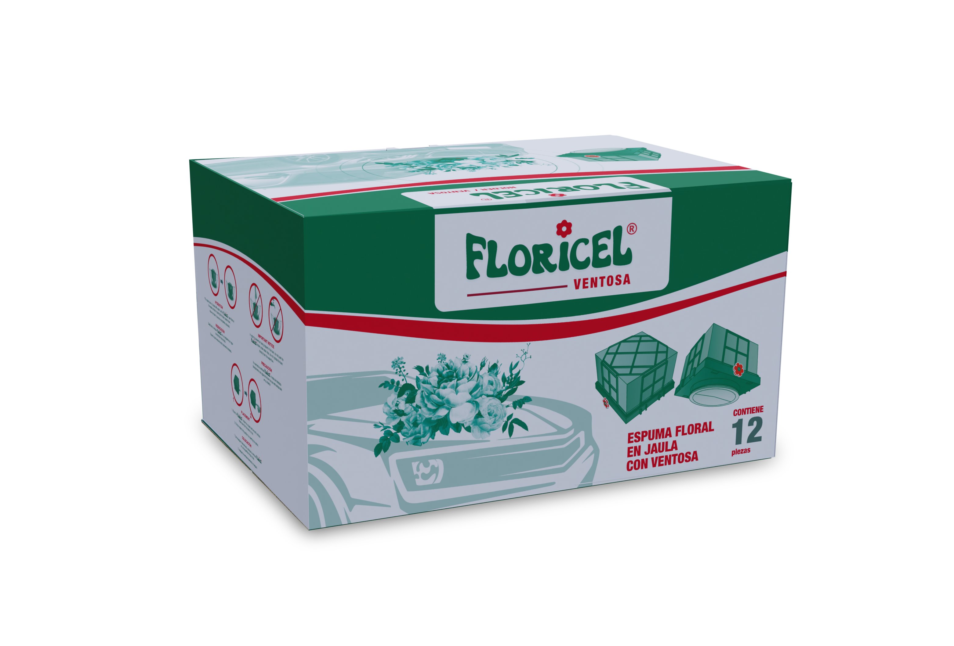 Ventosa 12 piezas - Floricel