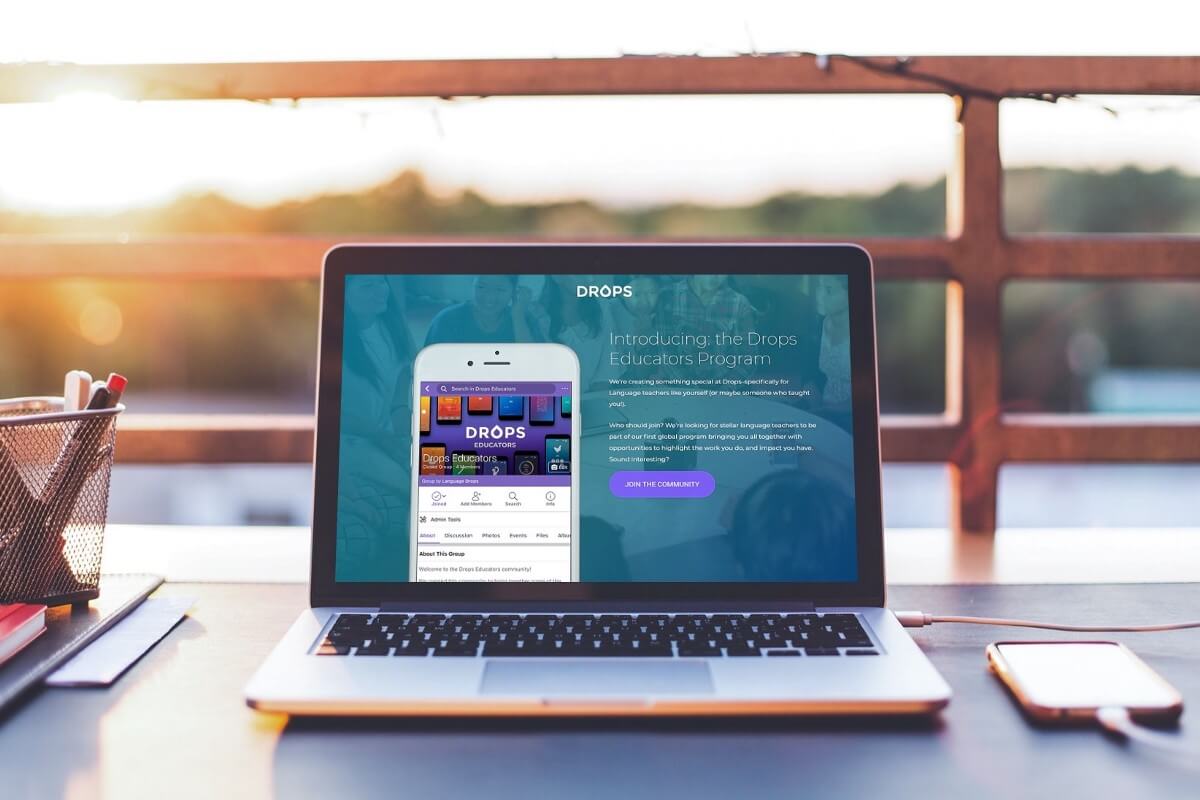 Announcing Drops Educator Program for Language Teachers + Polyglots